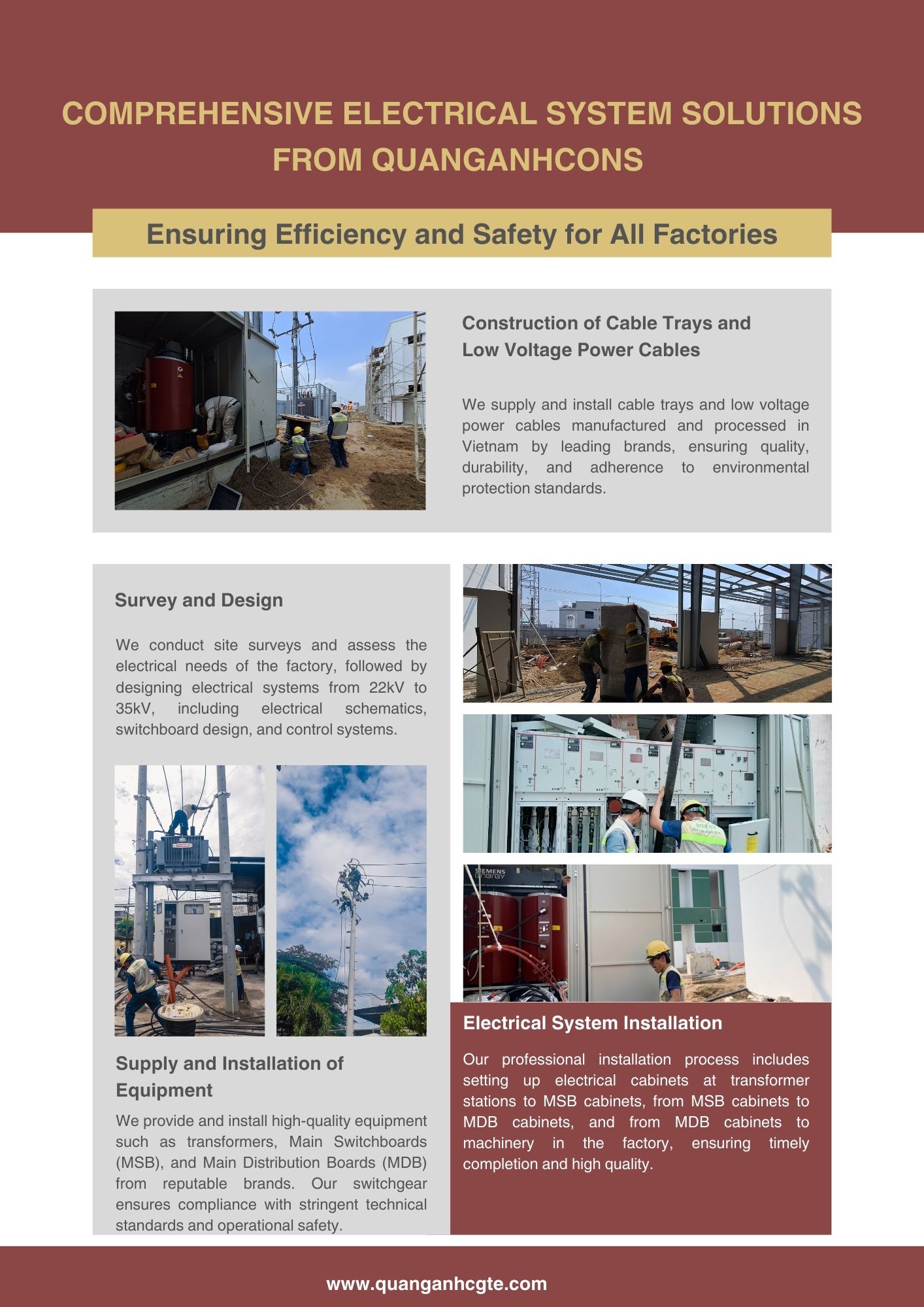 Quanganhcons - Reliable Industrial Plant Construction Contractor